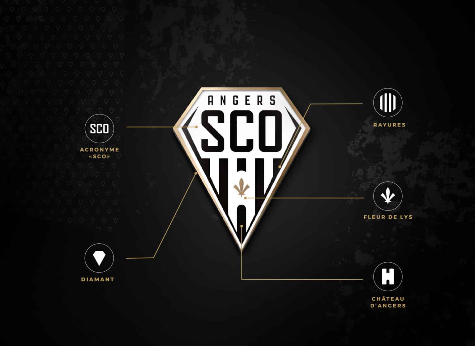Création nouveau logo Angers SCO Football par l'agence Welko